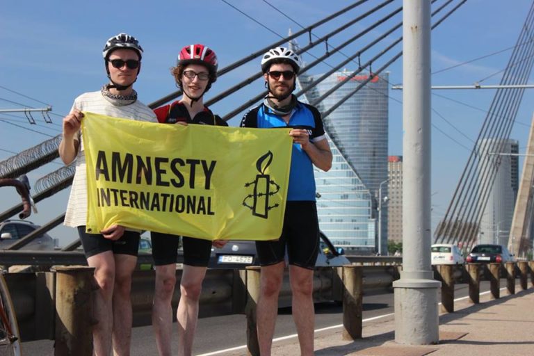 amnesty flag bridge - Amnesty International Ireland